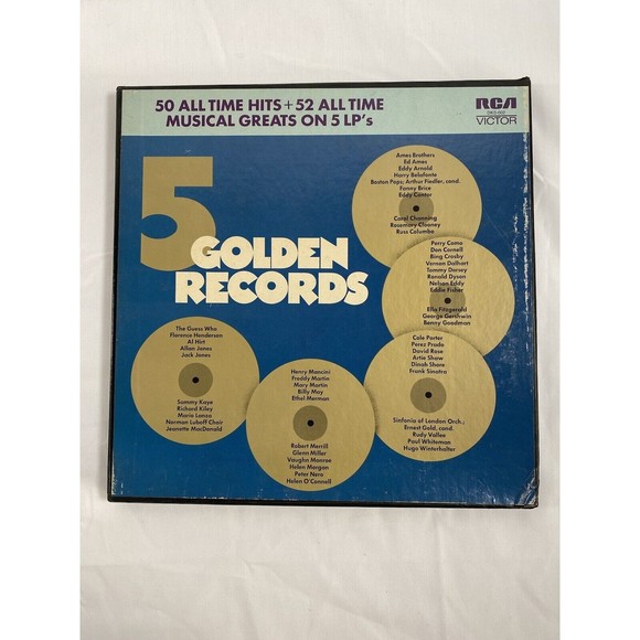 Other | 5 Golden Records5 All Time Hits 52 Musical Greats On 5 Lps 111 ...